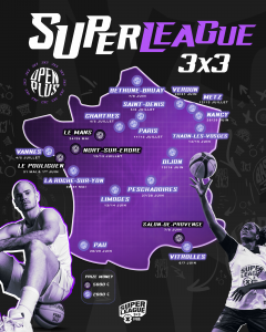 Le calendrier de la Superleague 3x3 FFBB 2025 est dévoilé - BeBasket
